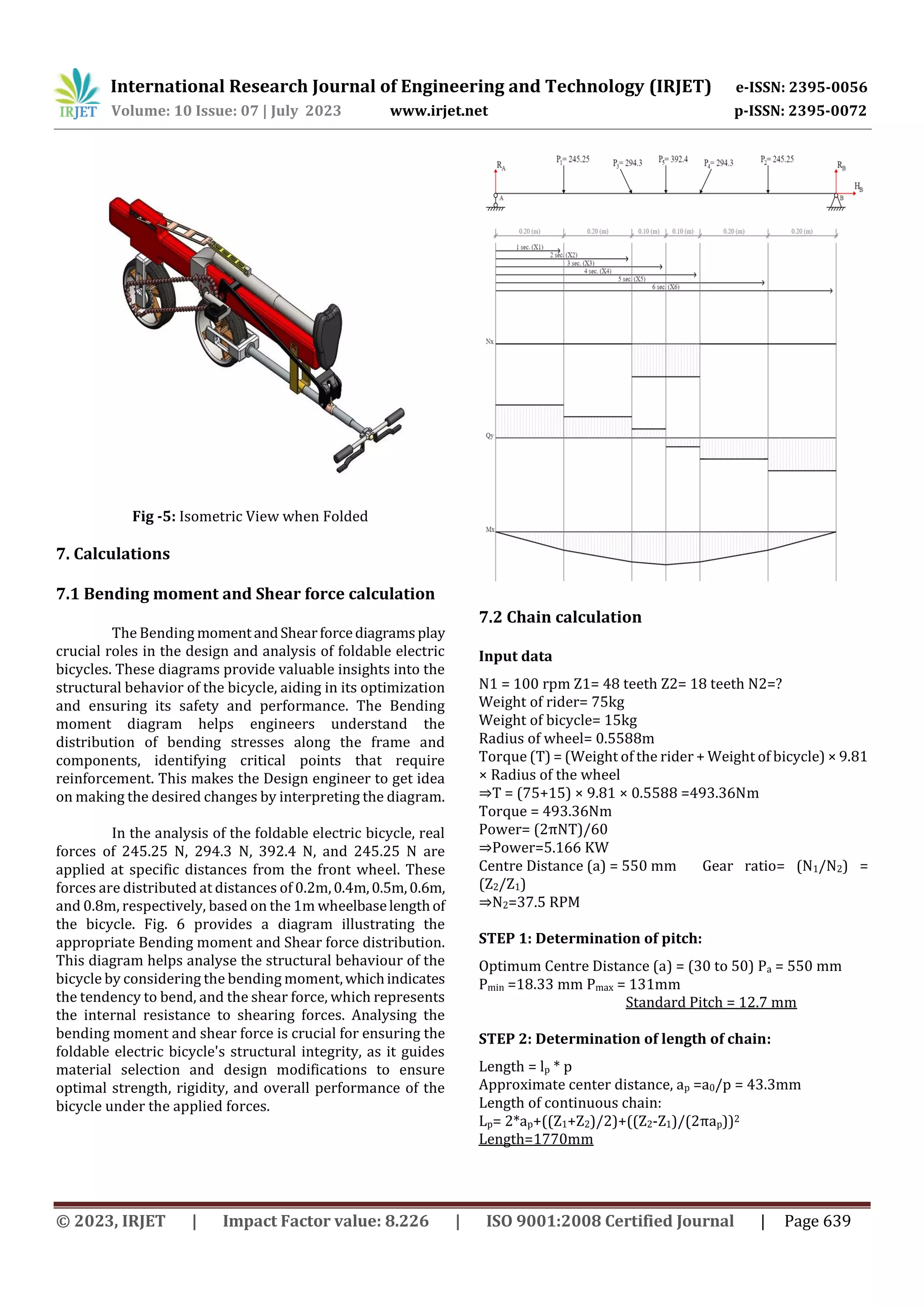 Formulating a Foldable Electric Bicycle | PDF