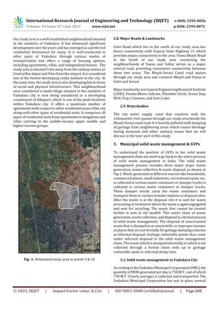 Evaluating Garbage Vulnerable Points (GVPs) in fringe areas of Vadodara ...