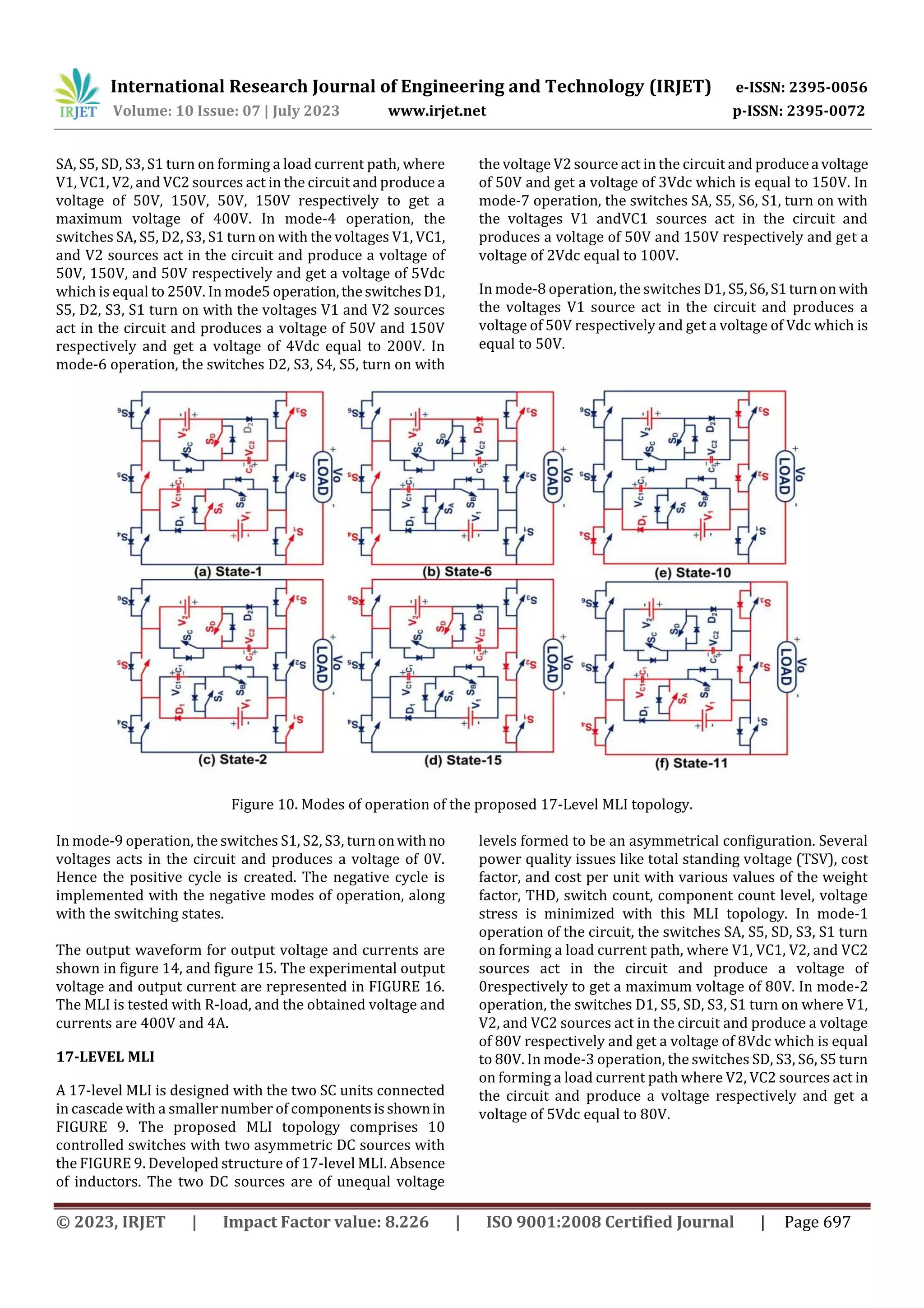FUZZY LOGIC CONTROLLER BASED MPPT METHODS FOR THE MULTILEVEL INVERTERS TO THE ELECTRIC VEHICLES ...