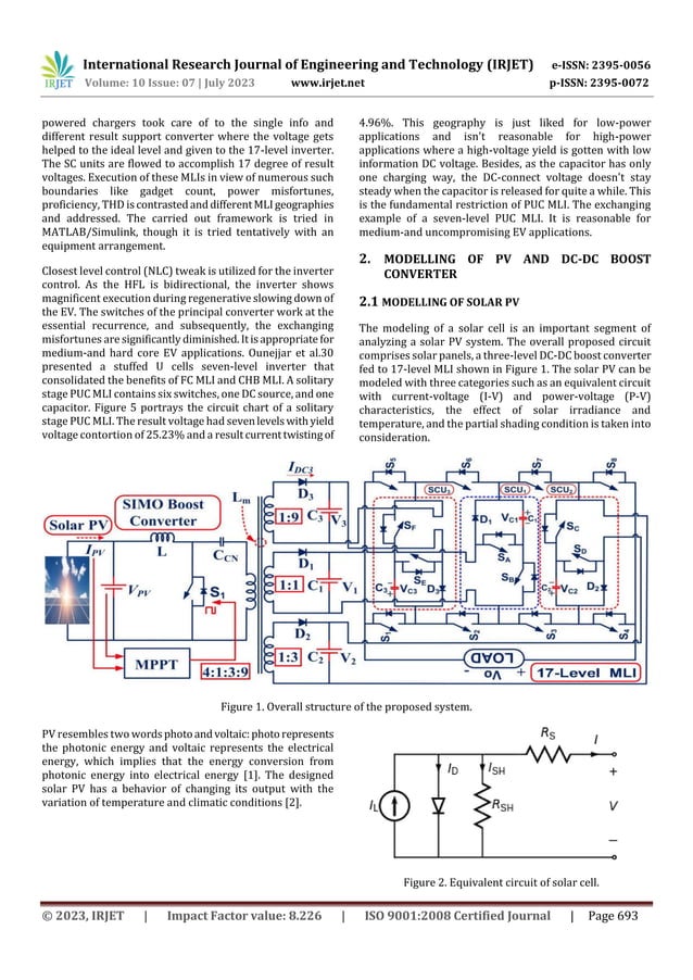 Fuzzy Logic Controller Based Mppt Methods For The Multilevel Inverters To The Electric Vehicles 2384