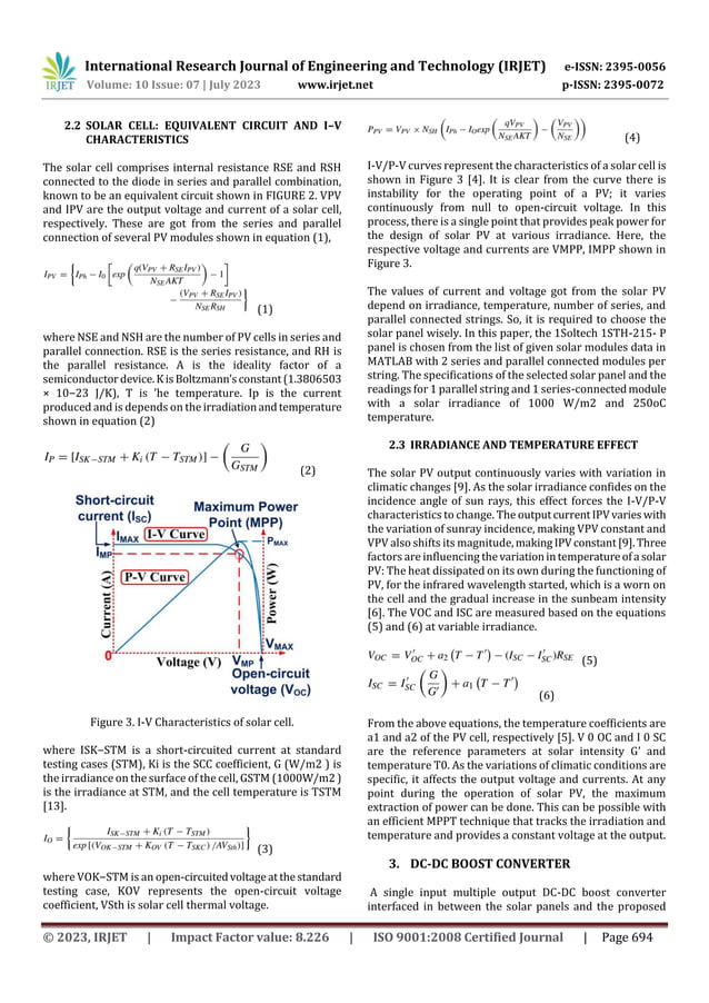 FUZZY LOGIC CONTROLLER BASED MPPT METHODS FOR THE MULTILEVEL INVERTERS ...