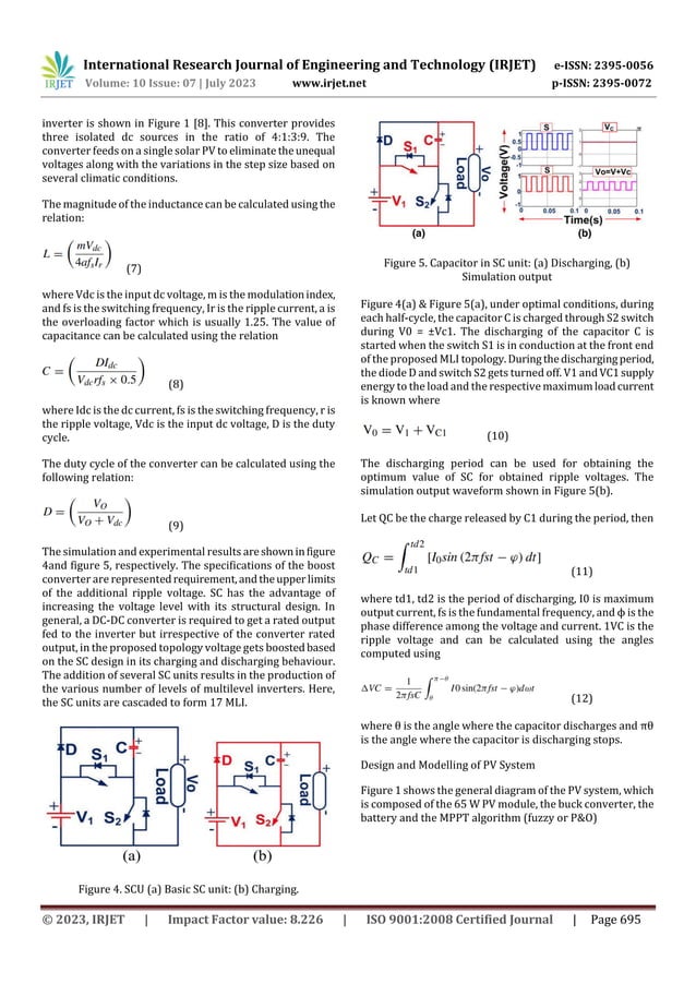 FUZZY LOGIC CONTROLLER BASED MPPT METHODS FOR THE MULTILEVEL INVERTERS ...