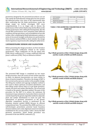 Depict and Analysis of the nomadic kuroshio turbine blades | PDF