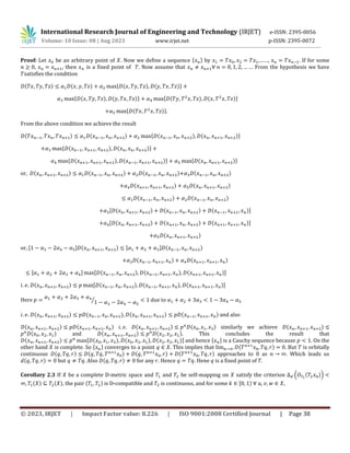 ON SOME FIXED POINT RESULTS IN GENERALIZED METRIC SPACE WITH SELF MAPPINGS UNDER THE BOUNDS | PDF