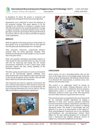 Voice Assistance Blind Stick Using Raspberry Pi And Machine Learning | PDF | Computer ...