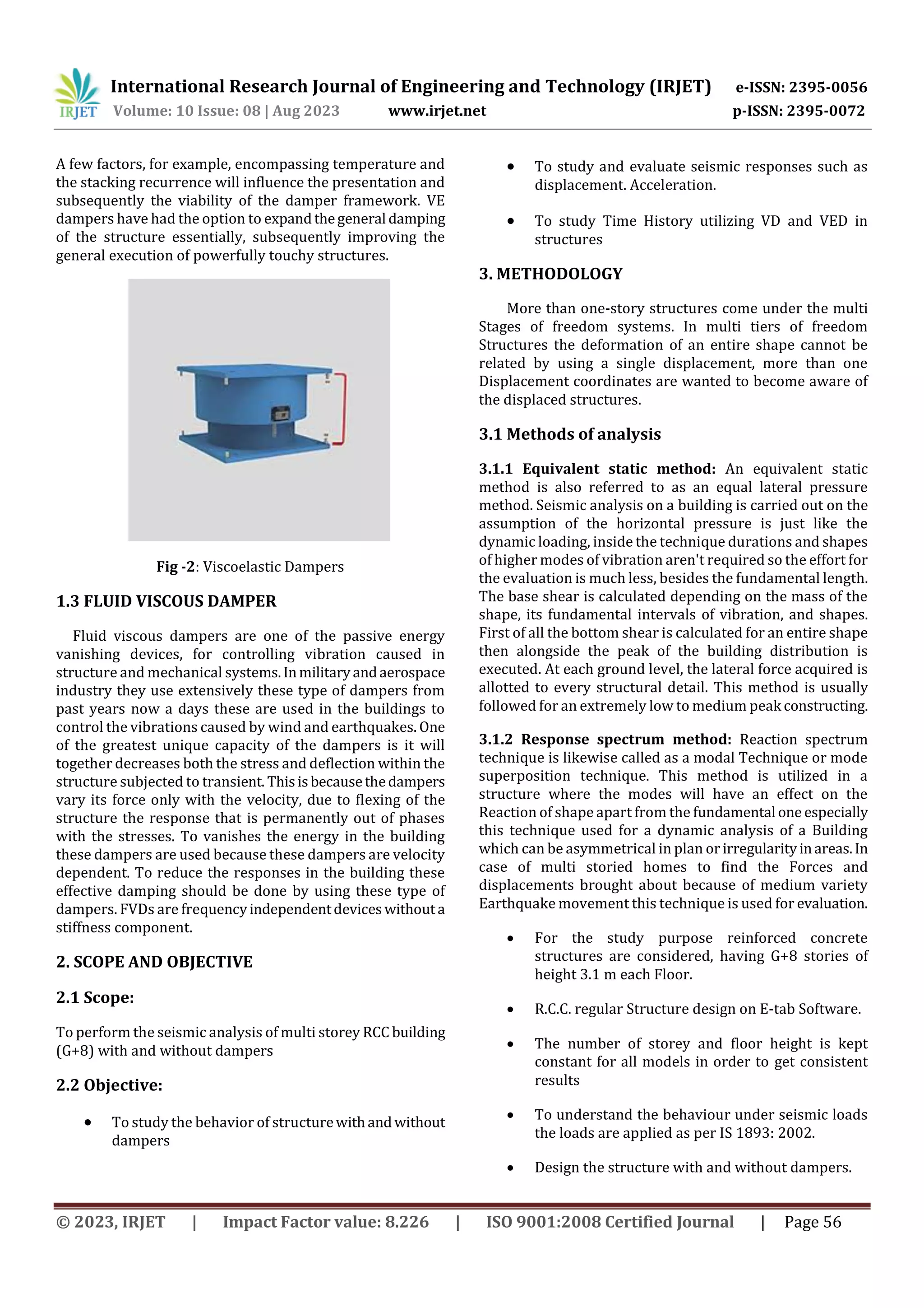 Analysis Of Moment Resisting Reinforced Concrete Frames For Seismic Response Reduction Factor