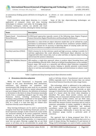 Survey on Enhancing Accident Safety: Technological Solutions | PDF