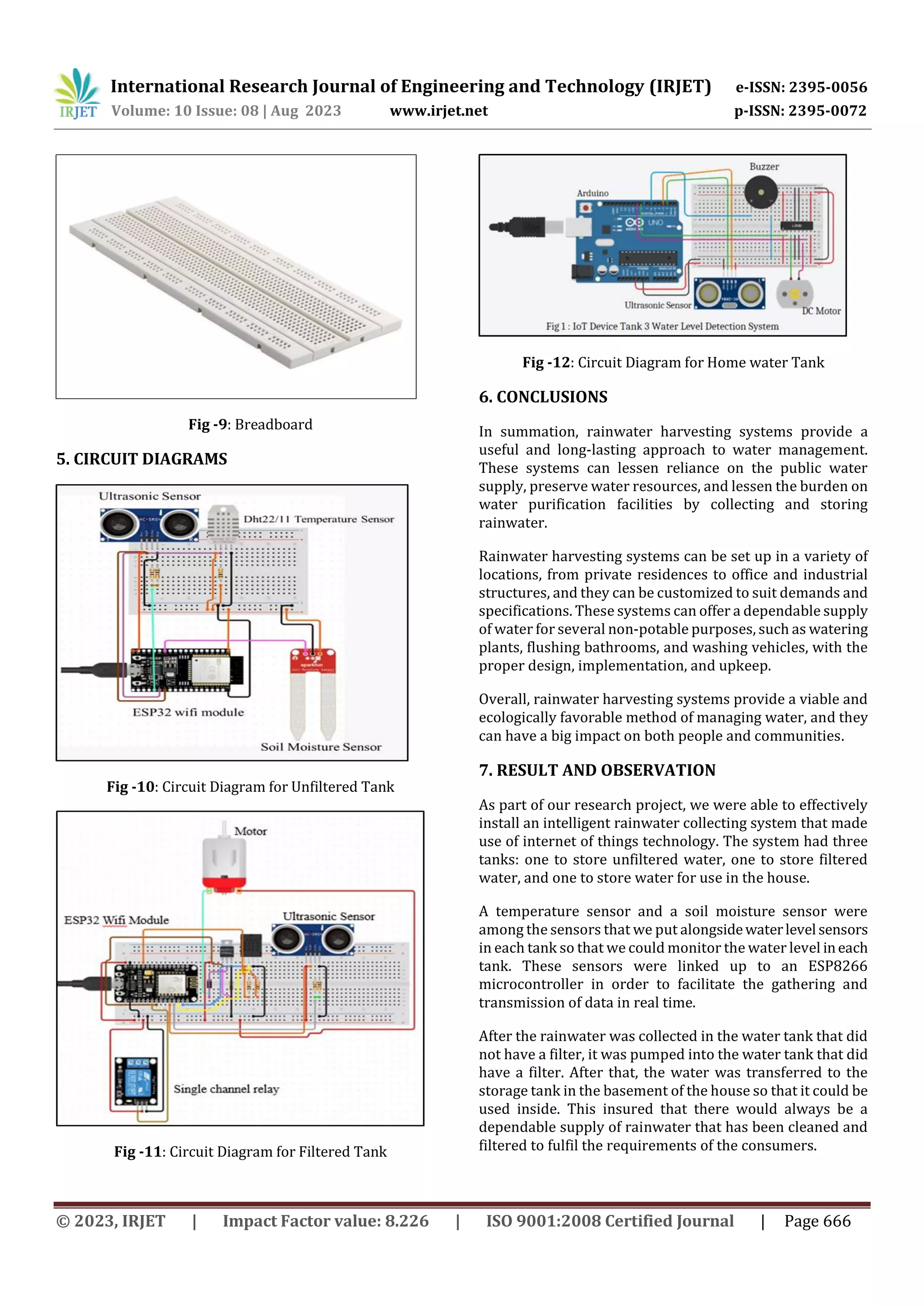 Smart Rainwater Harvesting System | PDF