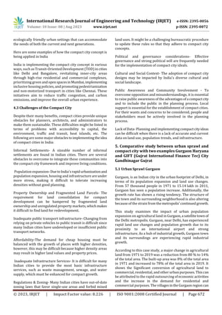 Urban Sprawl to Compact City An approach to sustainable urban development | PDF