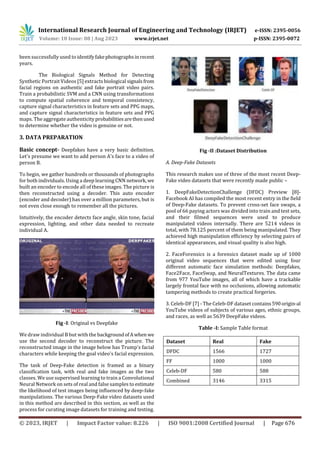 A Neural Network Approach to Deep-Fake Video Detection | PDF