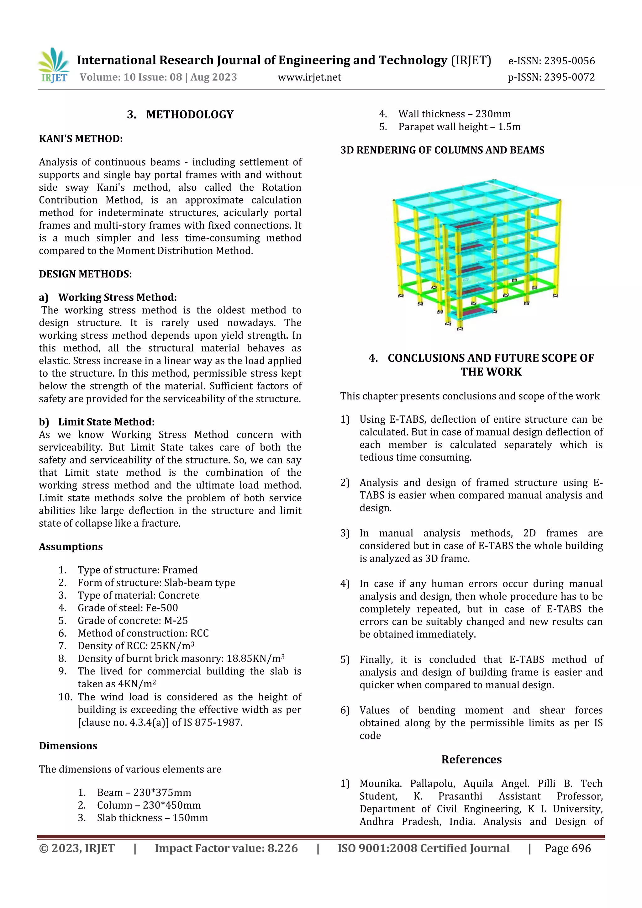 Analysis and design of multistorey commercial building using Etabs | PDF