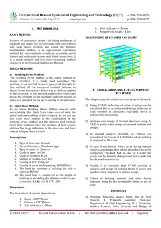 Analysis and design of multistorey commercial building using Etabs | PDF