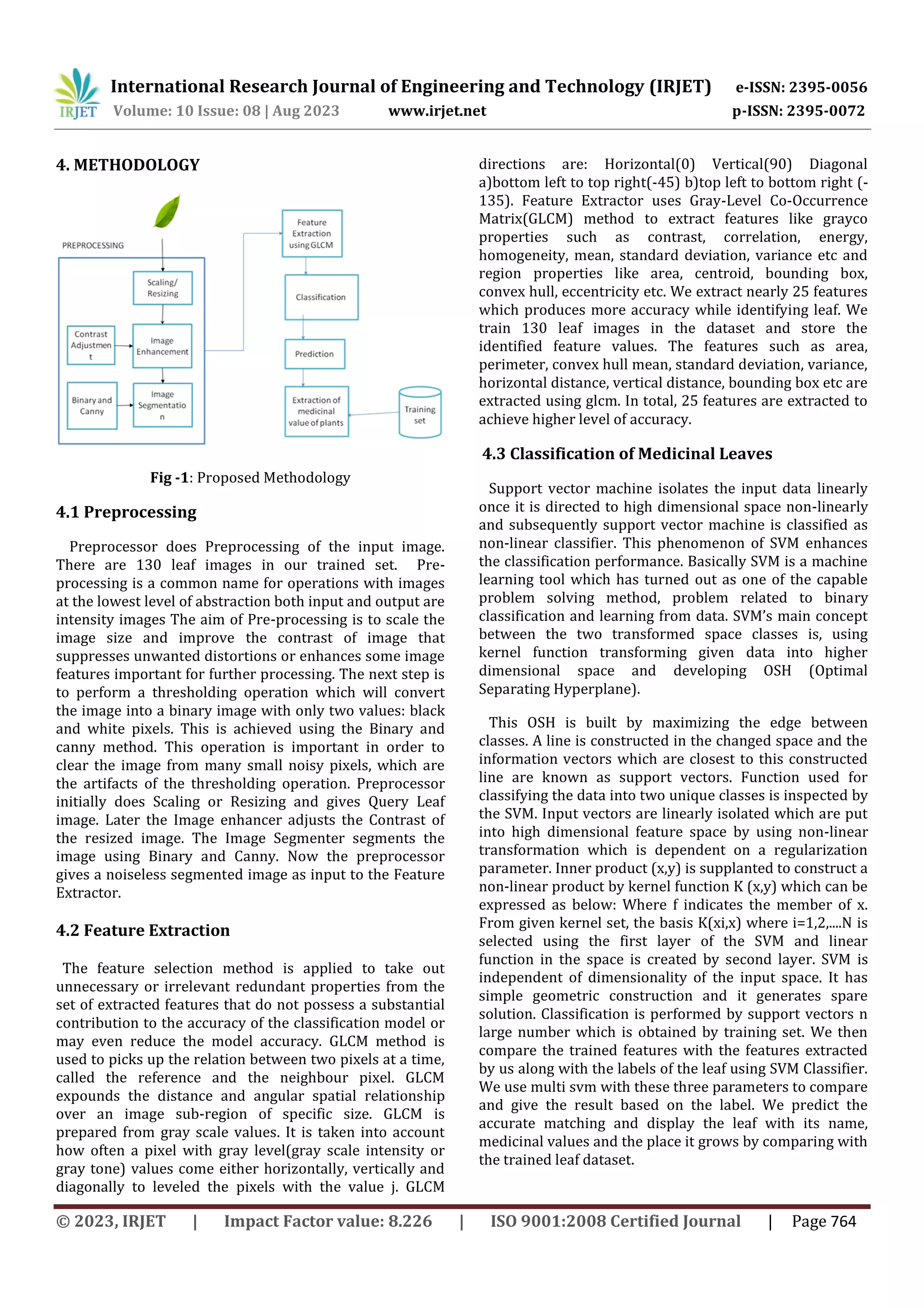 Automatic Recognition of Medicinal Plants using Machine Learning ...