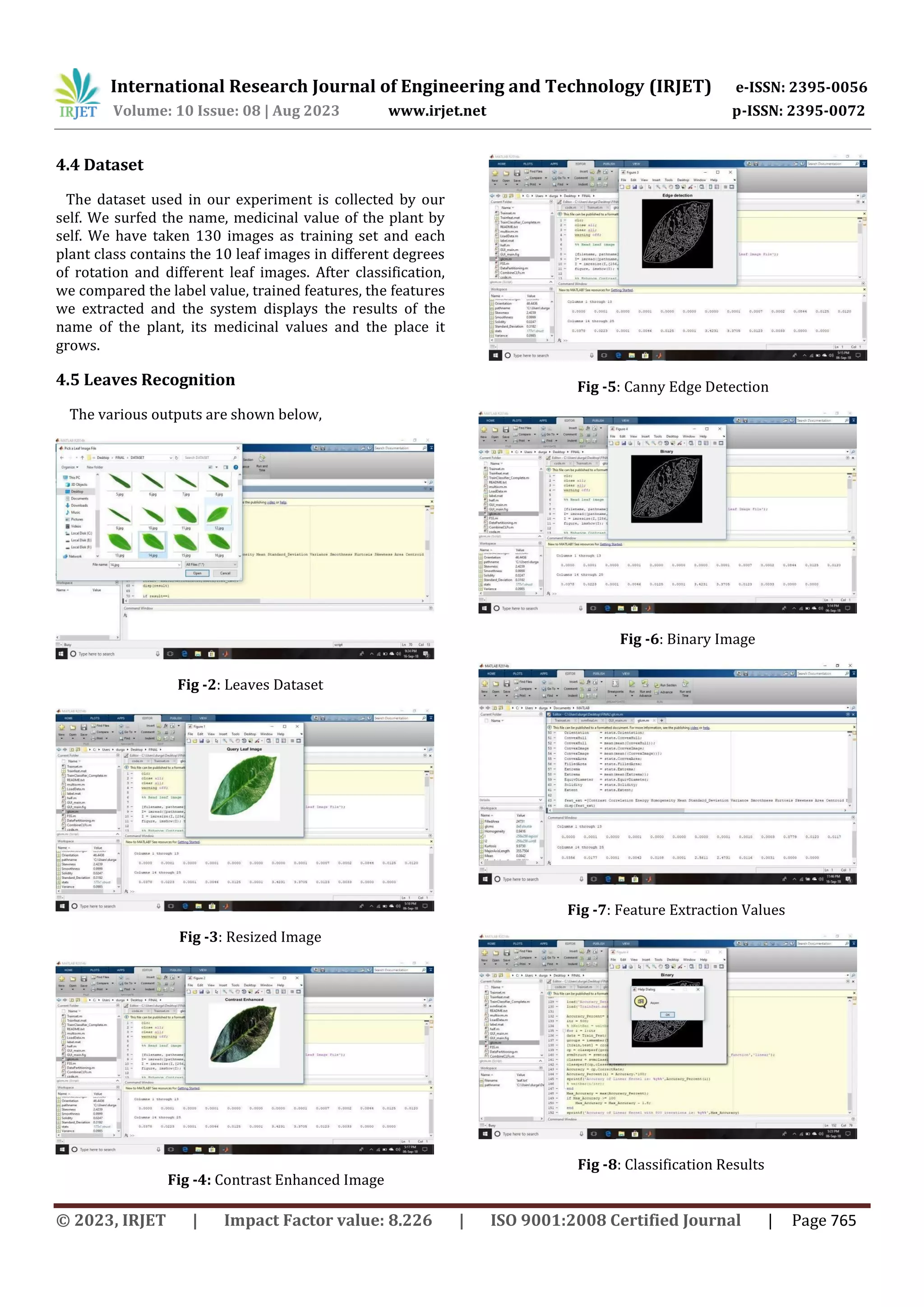 Automatic Recognition of Medicinal Plants using Machine Learning ...