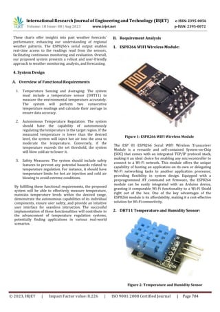 Weather Reporting System Using Internet Of Things | PDF