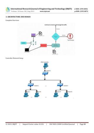 Early Detection and Prevention of Distributed Denial Of Service Attack Using Software- Defined ...