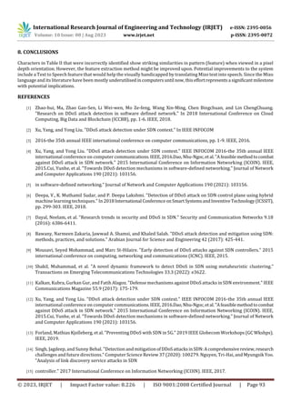 Early Detection and Prevention of Distributed Denial Of Service Attack Using Software- Defined ...