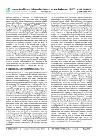 DESIGN AND SIMULATION OF SOLAR BASED FAST CHARGING STATION FOR ELECTRIC ...