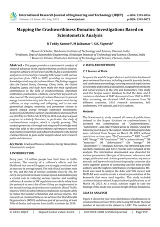 Mapping the Crashworthiness Domains: Investigations Based on Scientometric Analysis | PDF