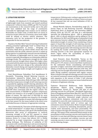 Experimental investigation of strength of self curing concrete ...