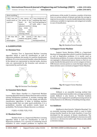 Mental Illness Prediction using Machine Learning Algorithms | PDF | Mental Health | Diseases and ...