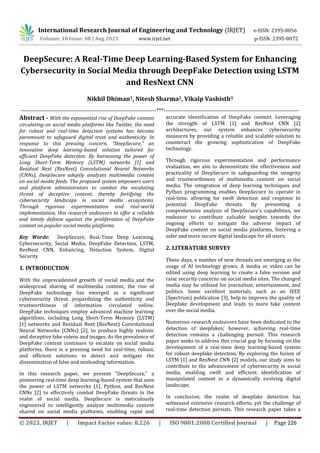 DeepSecure: A Real-Time Deep Learning-Based System for Enhancing Cybersecurity in Social Media ...
