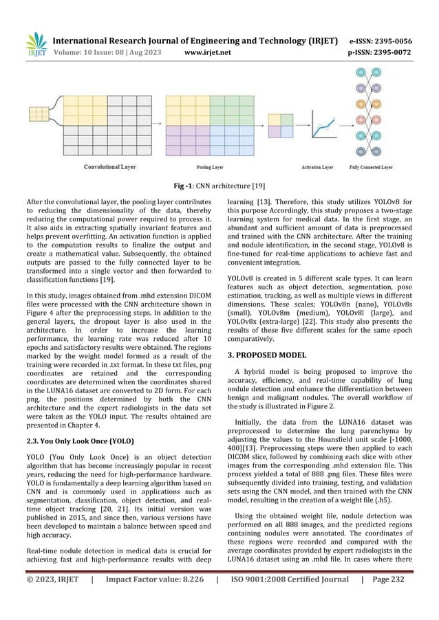 Yolov8 Based Lung Nodule Detection A Novel Hybrid Deep Learning Model Proposal Pdf Lung And
