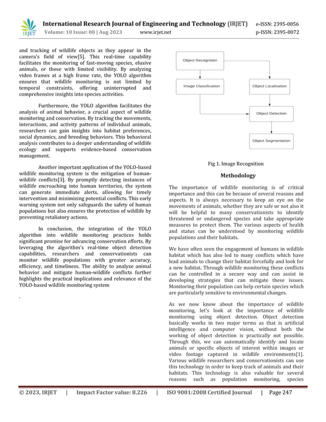Wildlife Identification using Object Detection using Computer Vision and YOLO | PDF | Cameras ...