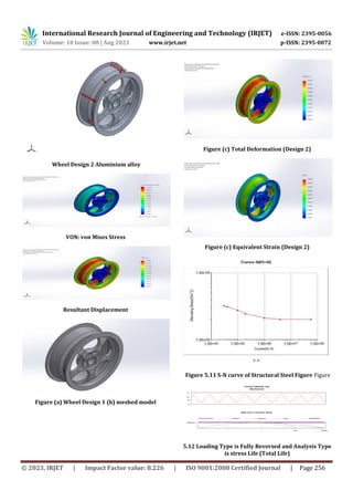 Design and Analysis of Wheel Rim Using Finite Element Method | PDF