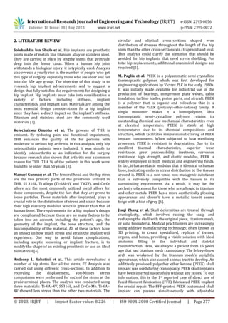 Design And Analysis of Different Artificial Human Hip Stems Based on ...