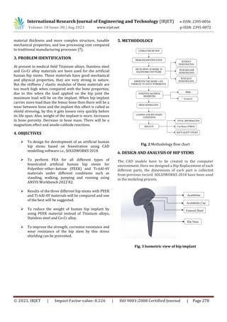 Design And Analysis of Different Artificial Human Hip Stems Based on ...