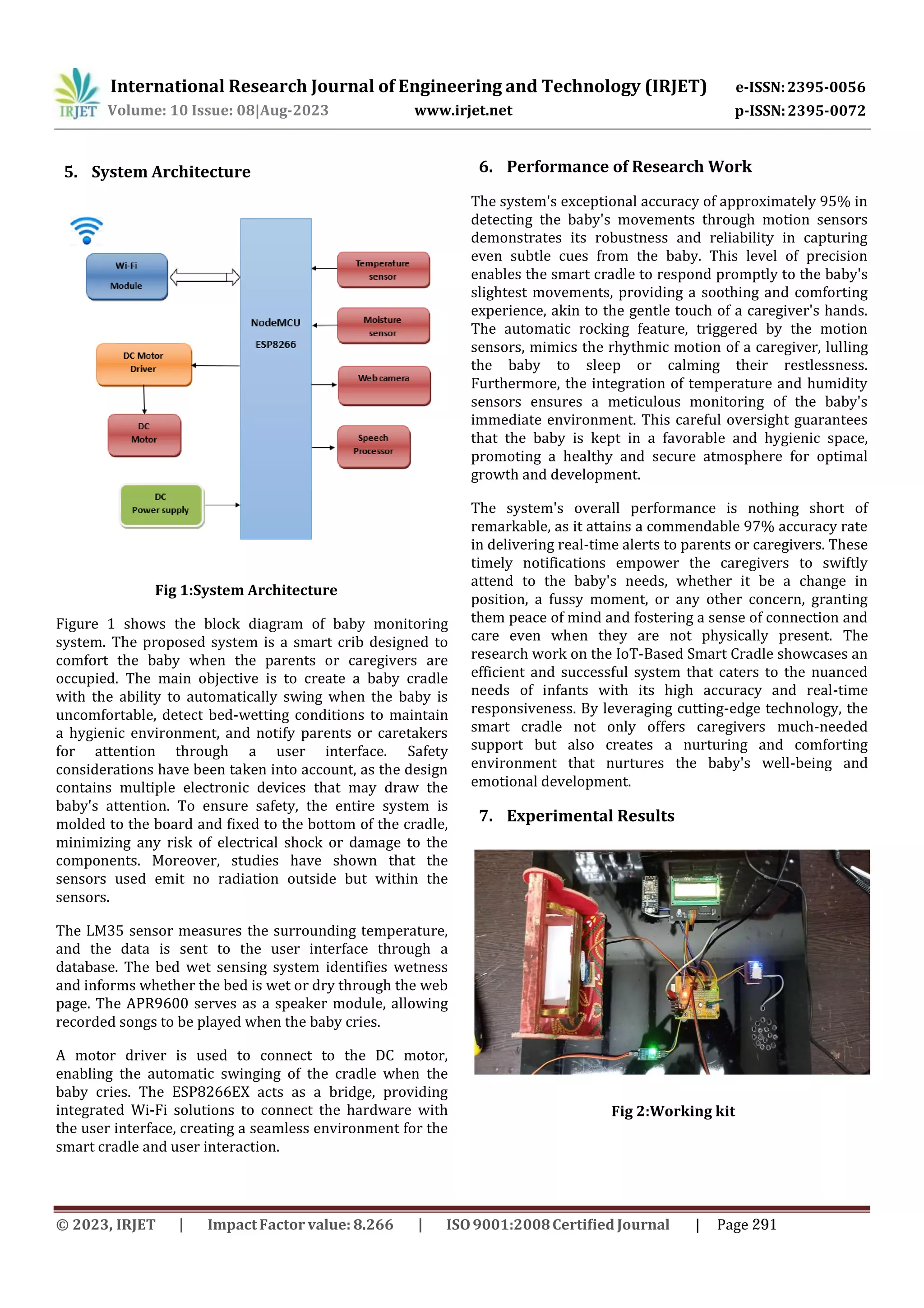 Enhanced Baby Monitoring: IoT-driven Smart Cradle System | PDF