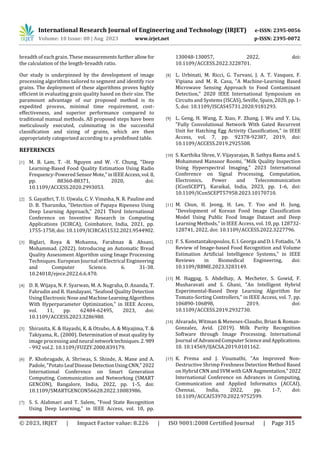 Quality Analysis and Classification of Rice Grains using Image ...