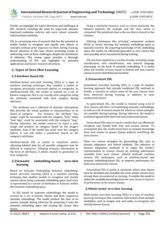 Zero Shot Learning | PDF