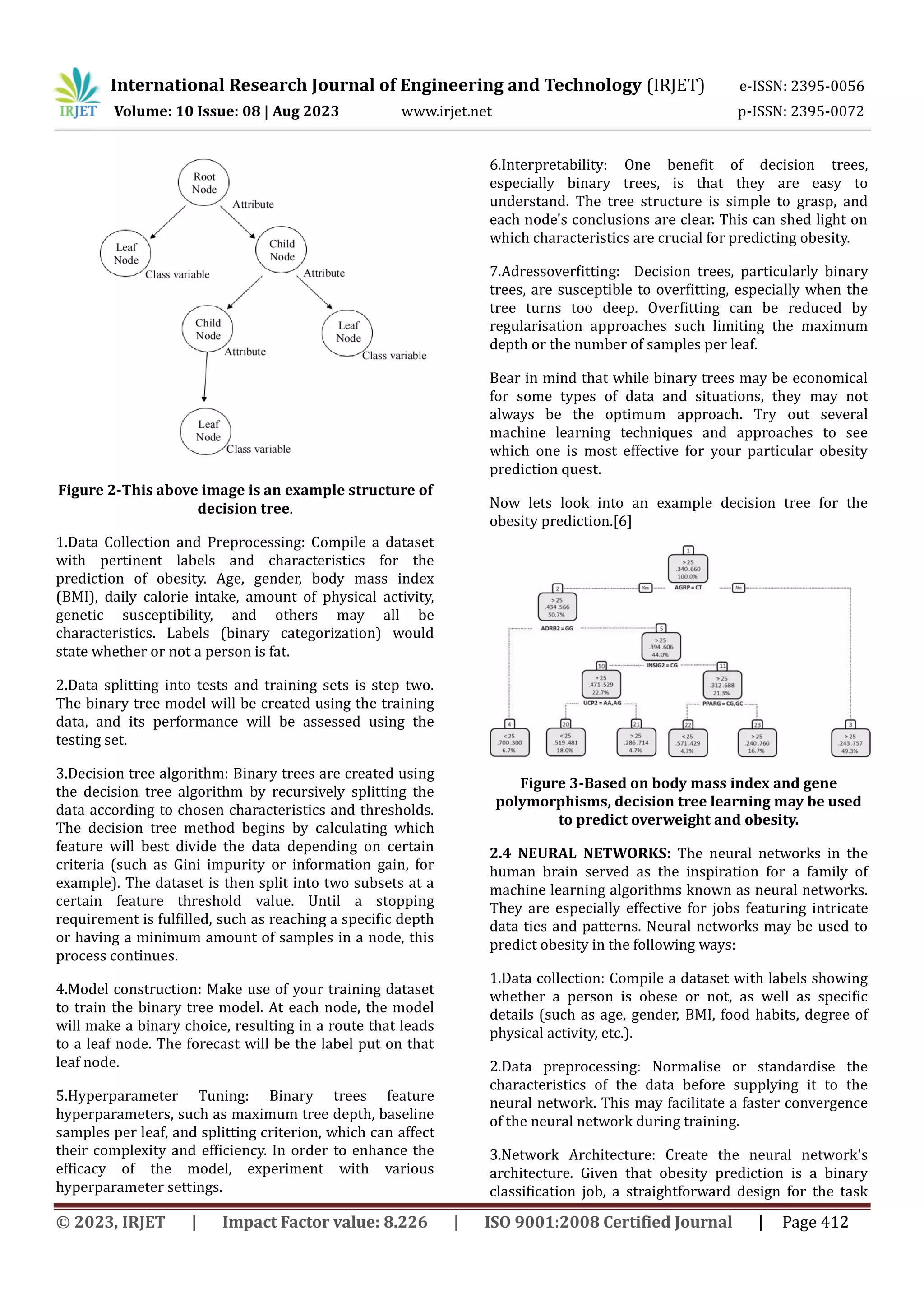 "Predictive Modelling for Overweight and Obesity: Harnessing Machine Learning Methods | PDF ...