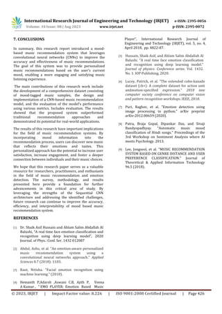 Mood Sensitive Music Recommendation System | PDF