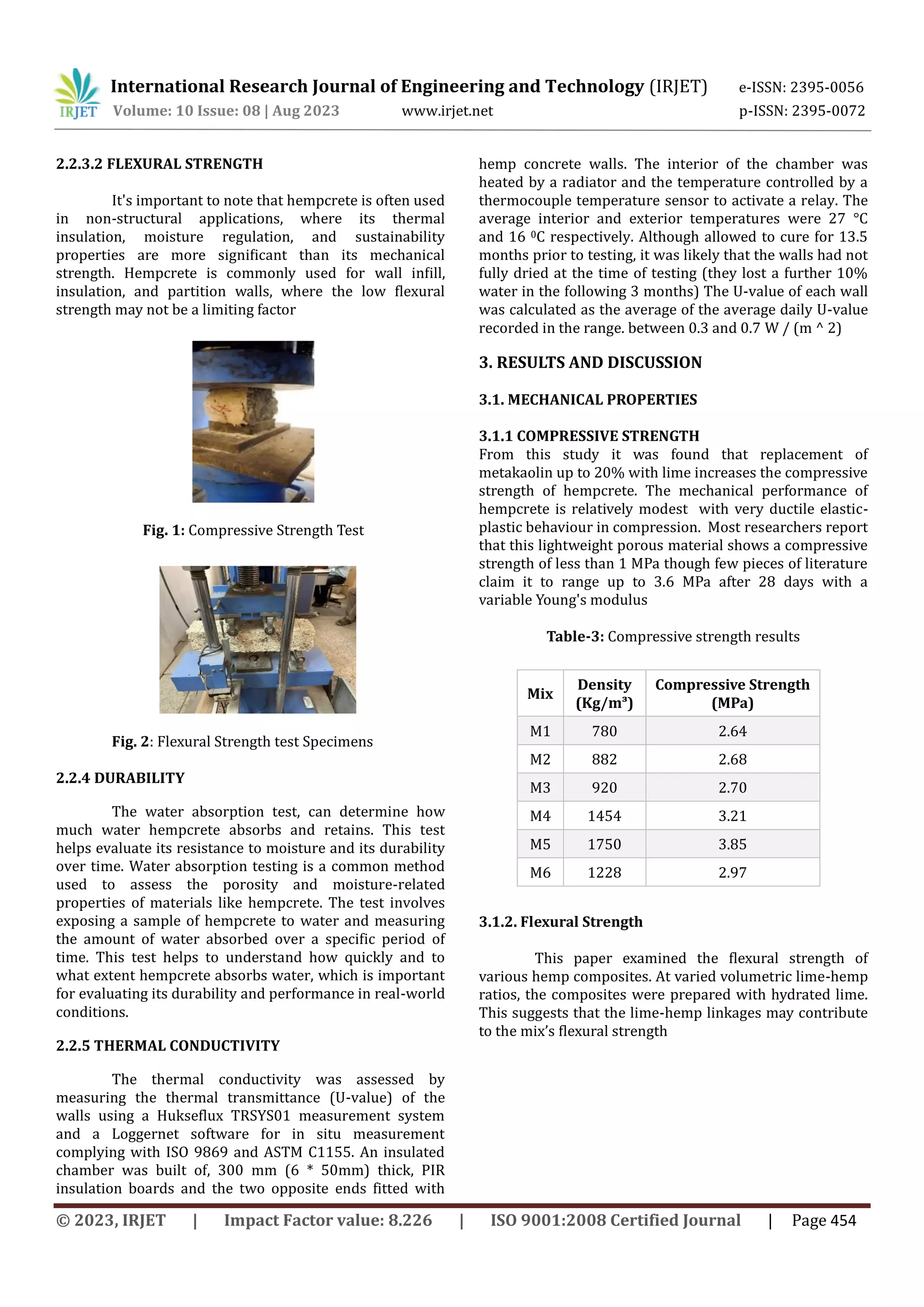 MECHANICAL, DURABILITY AND THERMAL STUDIES USING DIFFERENT BINDERS IN ...