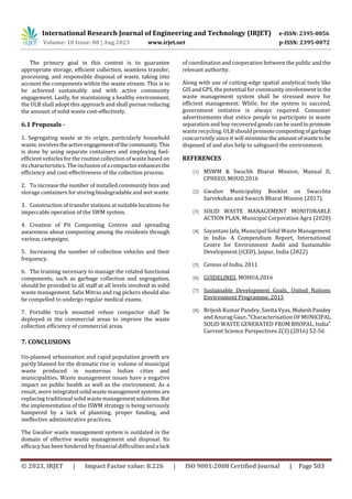 Implementing Integrated Solid Waste Management: A Case Study of ...