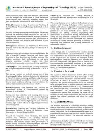 Enhancing Autonomous Vehicle Applications with Advanced Lane Detection ...