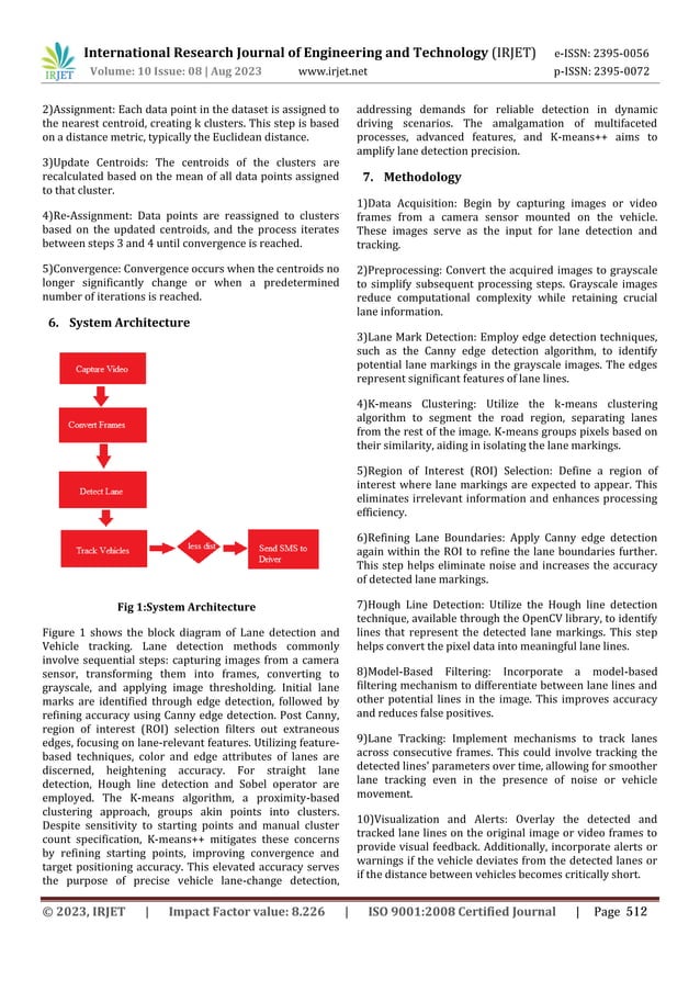 Enhancing Autonomous Vehicle Applications with Advanced Lane Detection and Tracking | PDF
