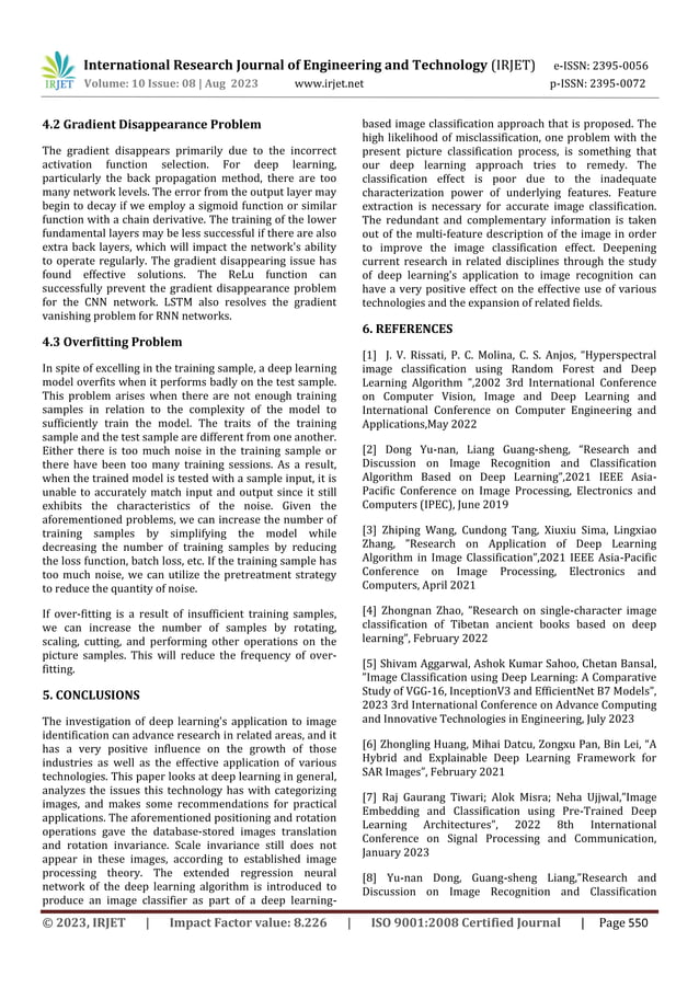 From Pixels to Understanding: Deep Learning's Impact on Image Classification and Recognition | PDF