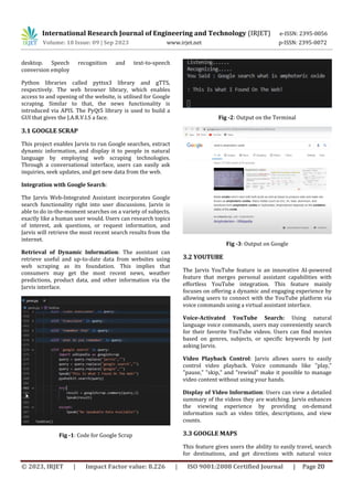 Personal Desktop AI Assistant Using Python ( J.A.R.V.I.S ) | PDF