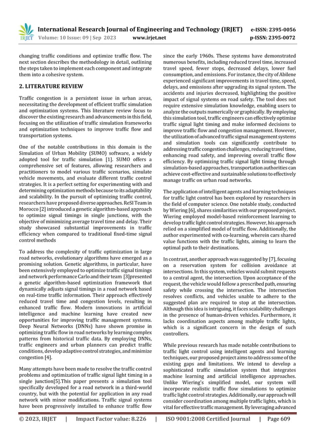 Integrating Machine Learning and Traffic Simulation for Enhanced Traffic Management and ...