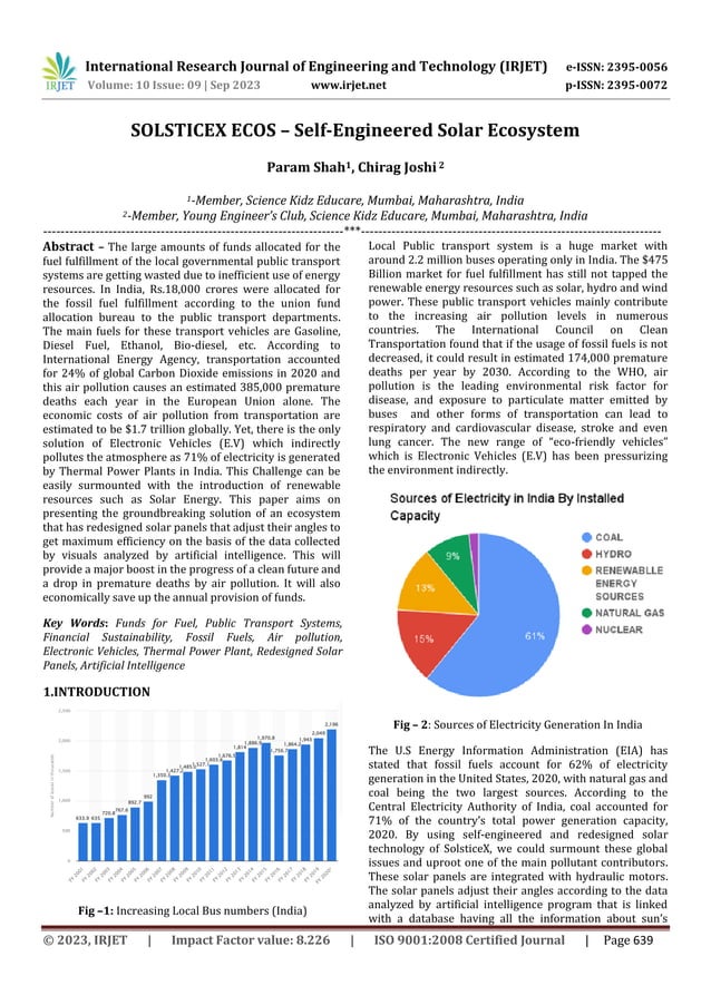 SOLSTICEX ECOS – Self-Engineered Solar Ecosystem | PDF