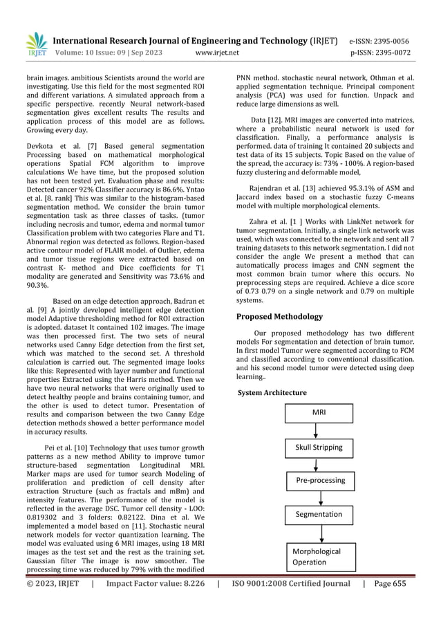 Brain Tumor Detection Using Cnn And Ml Techniques Pdf