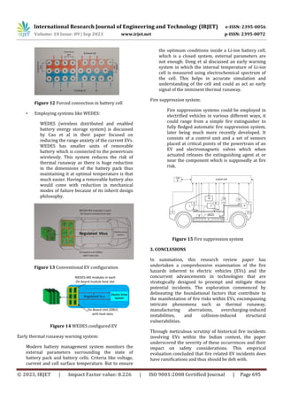 A review of fire safety in electric vehicles | PDF