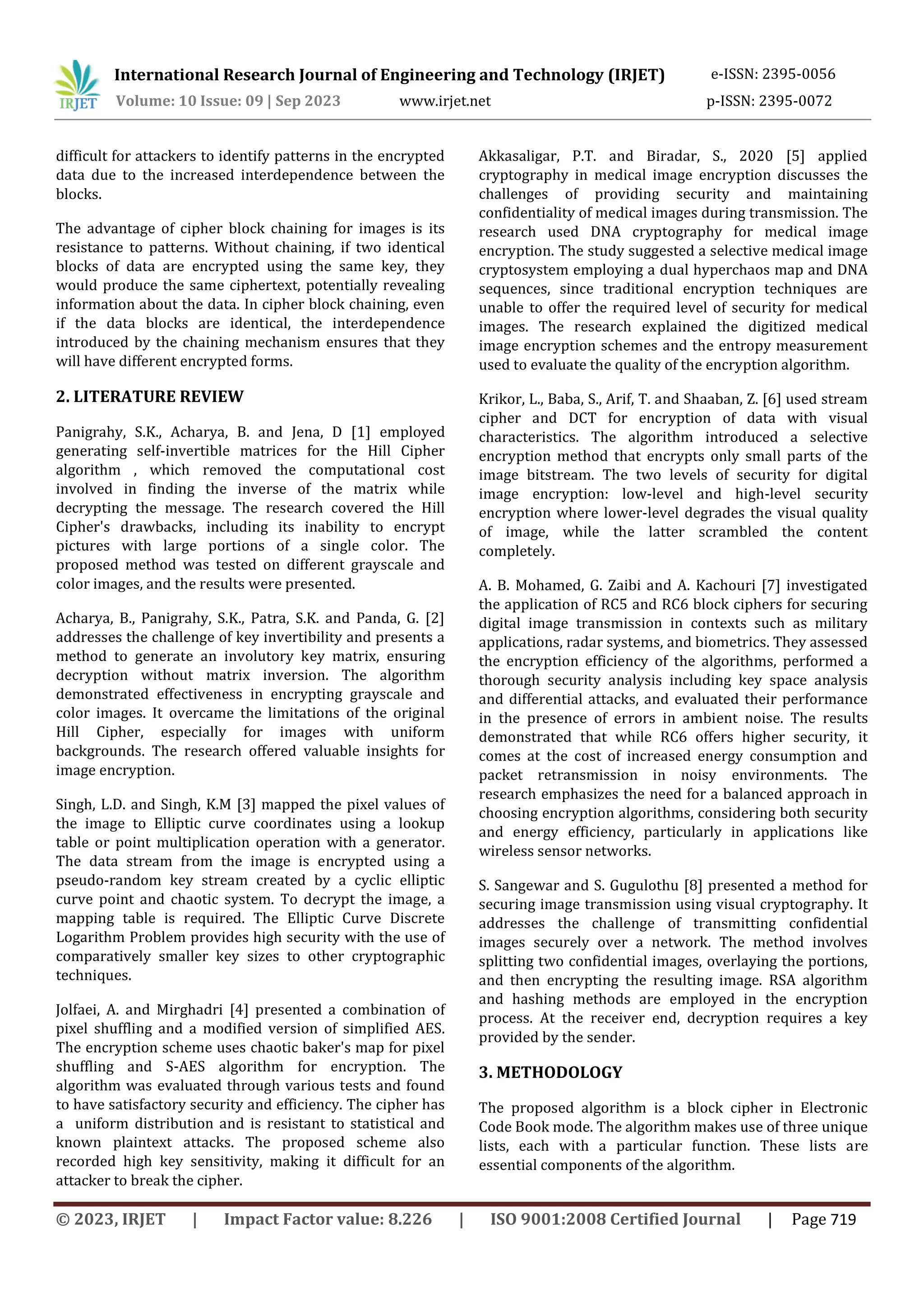 Secure Grayscale Image Encryption Using Symmetric Block Cipher With Enhanced Avalanche Effect Pdf 2358