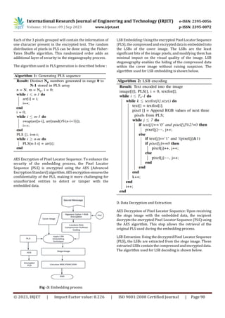 Data Encryption using Combination of RSA Cryptography and PLS based Steganography Techniques ...