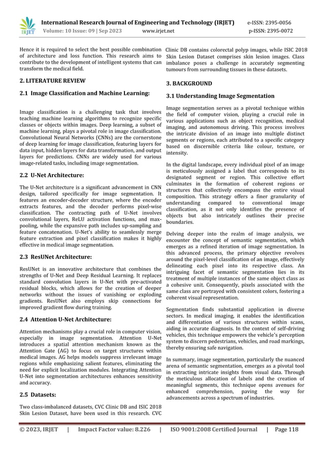 Enhancing Medical Image Segmentation using Deep Learning: Exploring State-of-the-art Models and ...