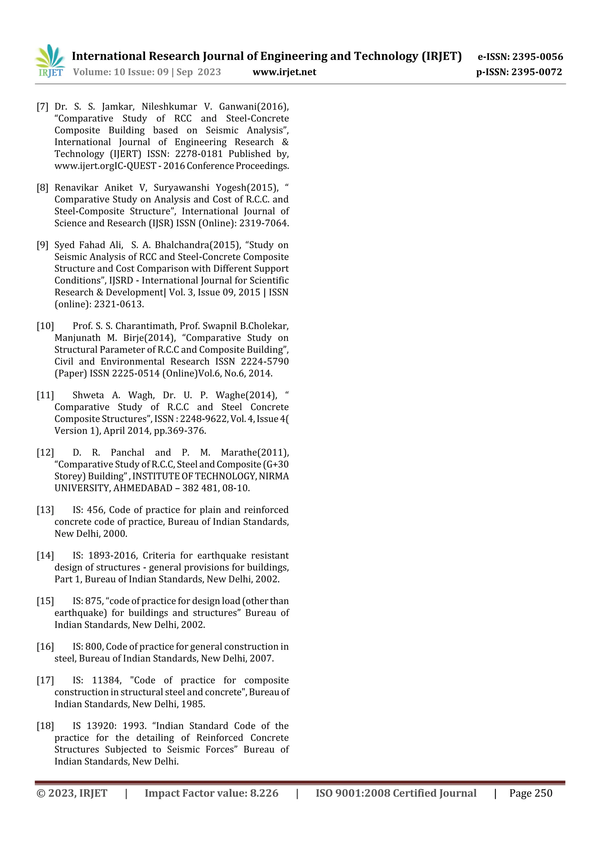 COMPARATIVE STUDY ON ANALYSIS OF STEEL-CONCRETE COMPOSITE STRUCTURE ...